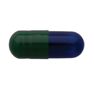 Capsules #3 Green Opaque/Blue Translucent — Bella Corp Trading