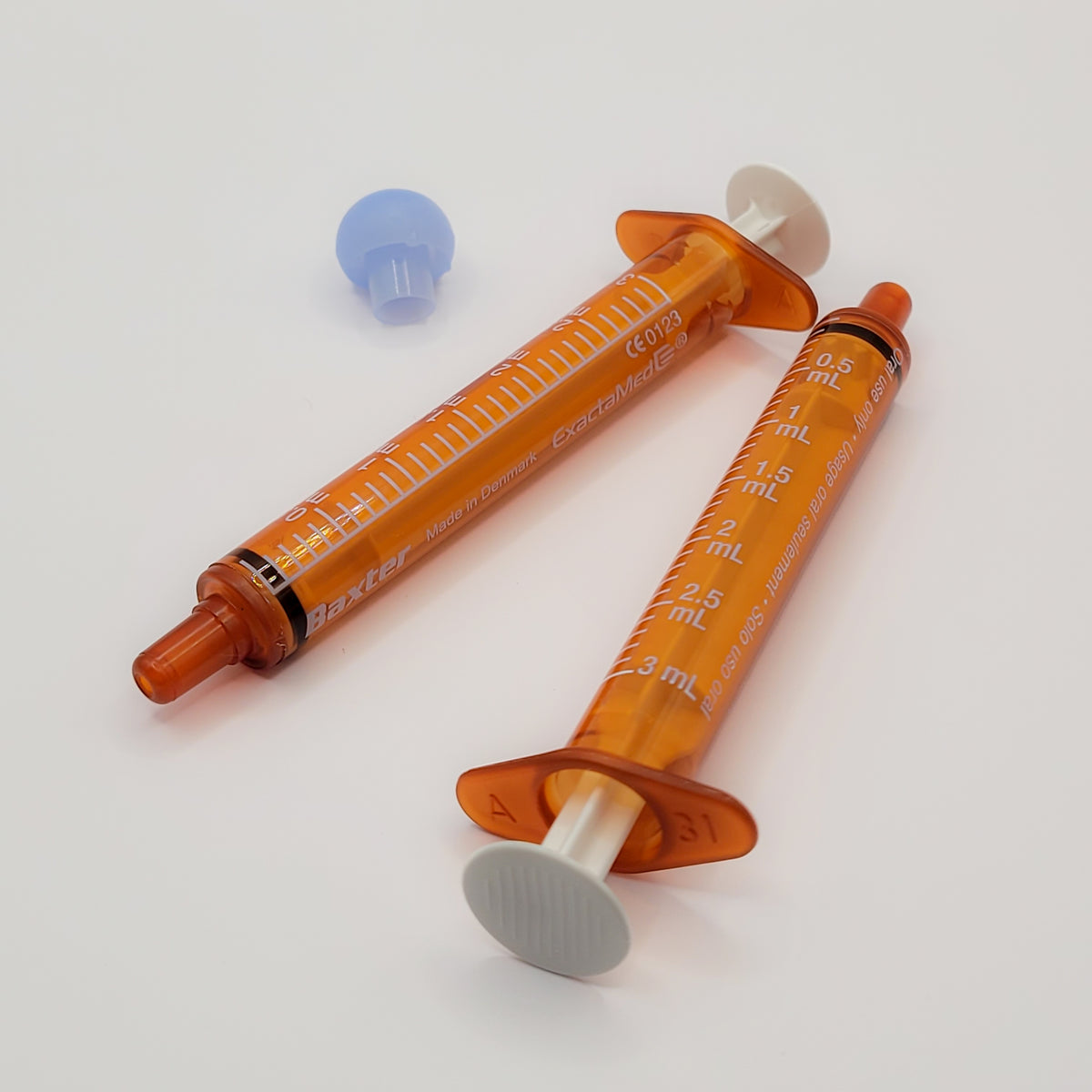 BAXA Amber Oral Syringes with tips (3ml) — Bella Corp Trading